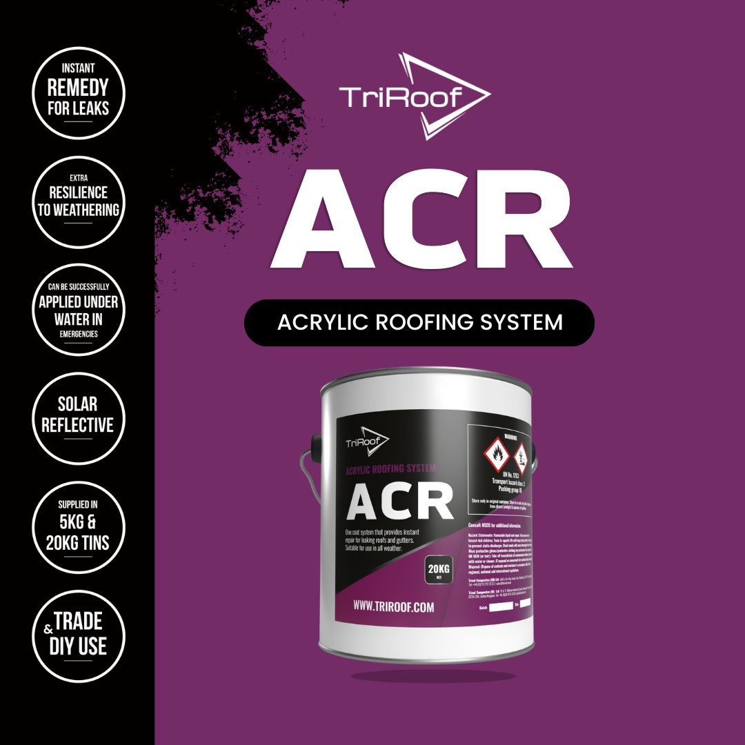 Acrylic Roof Coating Overlay | TriRoof | Tricel Composites